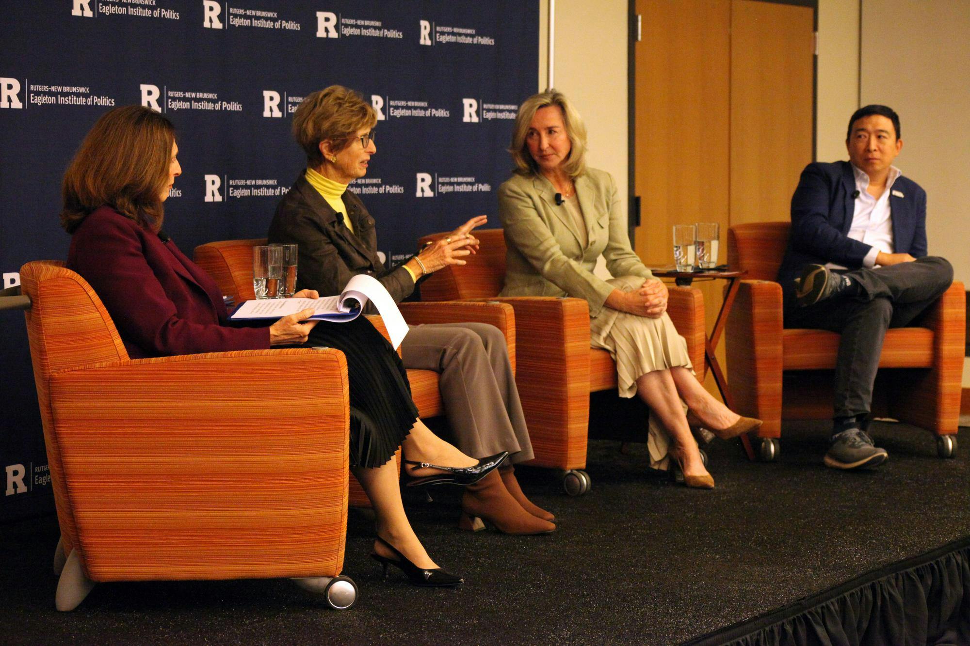 Forward Party leaders Andrew Yang, former Gov. Whitman discuss failures of 2-party system - The ...