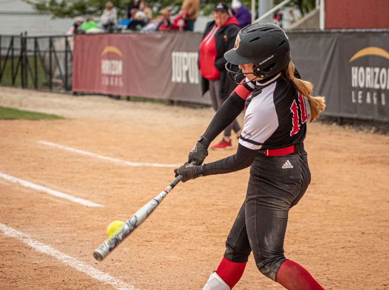 Kasie Keyes Hits the Ball Down the Right Field Line for a Single - News ...