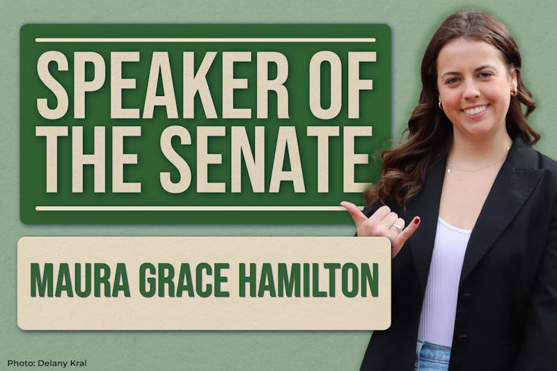 Speaker of the student senate Maura Hamilton uses passion for ...