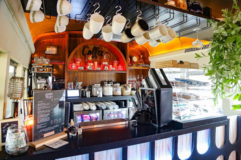 The coffee shop on wheels: Hendrix The Bus happily serves the Columbia ...