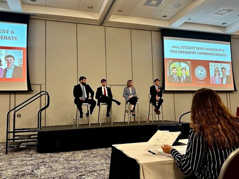 Student Presidential and VP nominees debate campaign initiatives ahead ...