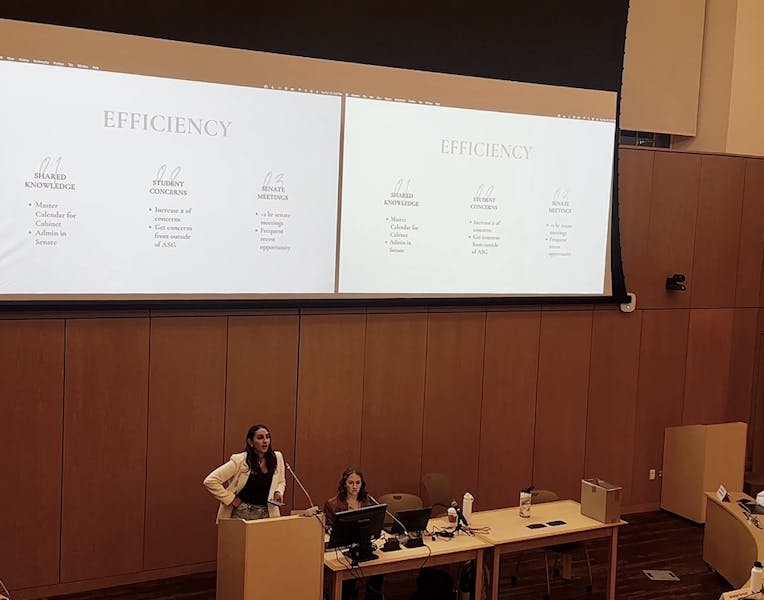 Associated Student Government elects new Senate leadership and examines ...