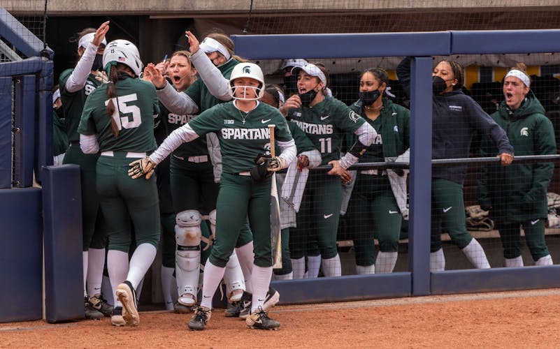 Michigan State Softball at Michigan - 4/14/21 - The State News