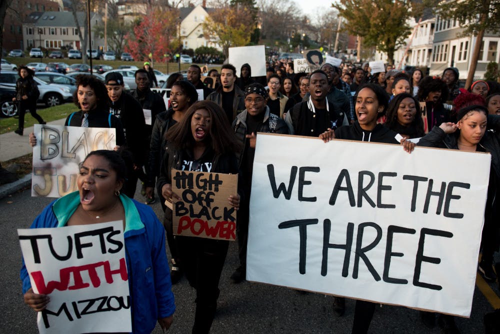 Tufts students join nationwide protests against campus racism - The ...