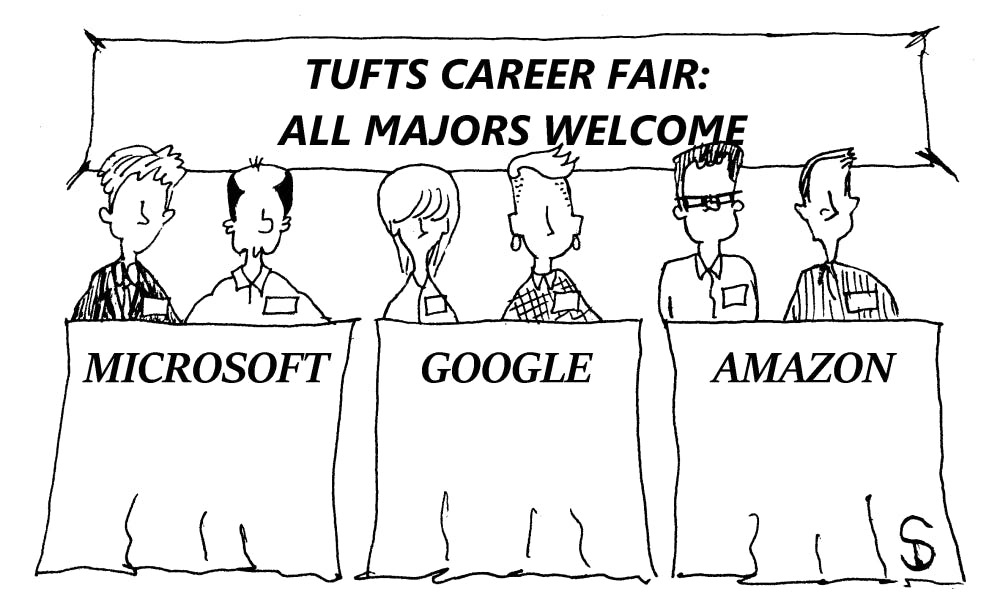 Cartoon: Career fair - The Tufts Daily