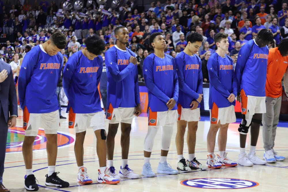 The Gators men's basketball team pregame. - The Independent Florida ...