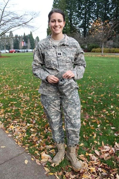 Woman leads Army ROTC - The Beacon