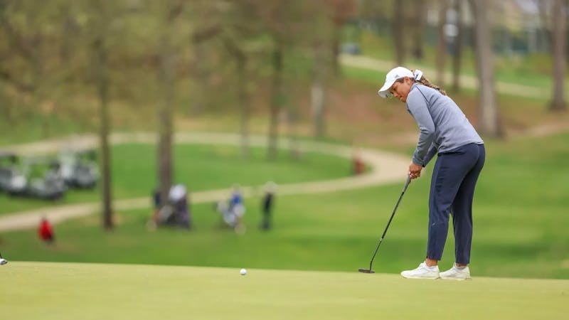 Spider golf plays through stormy weather to finish regular season ...