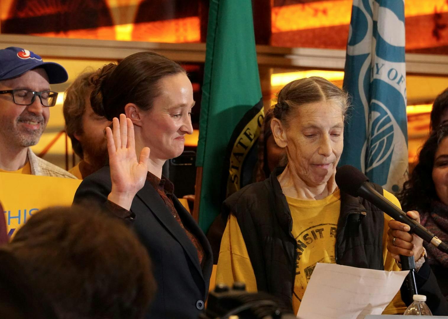 Katie Wilson sworn in as Seattle’s next mayor, brings focus on ...