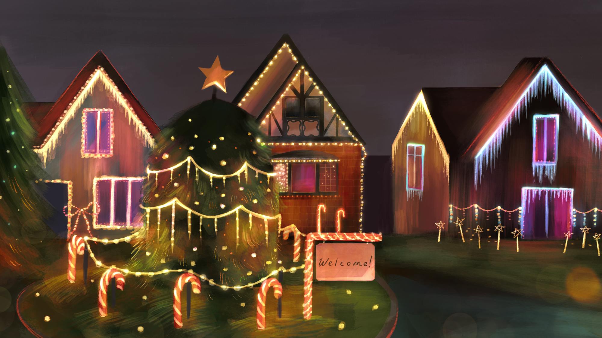 At the heart of the holidays: Ravenna’s Candy Cane Lane tradition - The ...