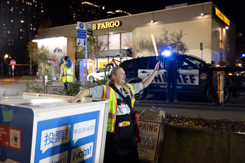 Washington state ballot box security procedures seen on election night ...