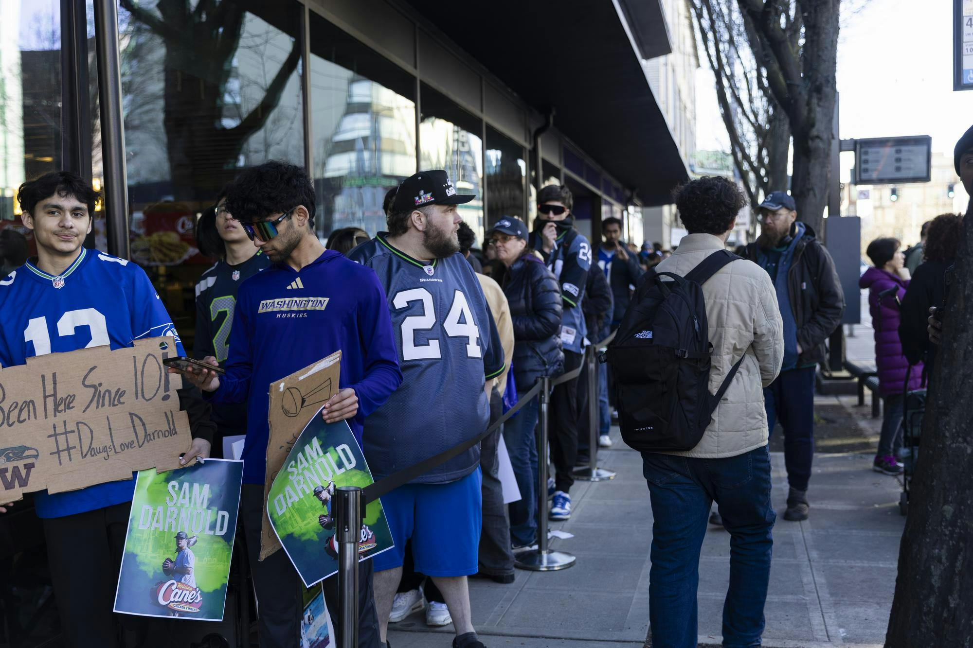 Photo essay: The ecstatic fans fueling Sam Darnold's Raising Cane’s ...