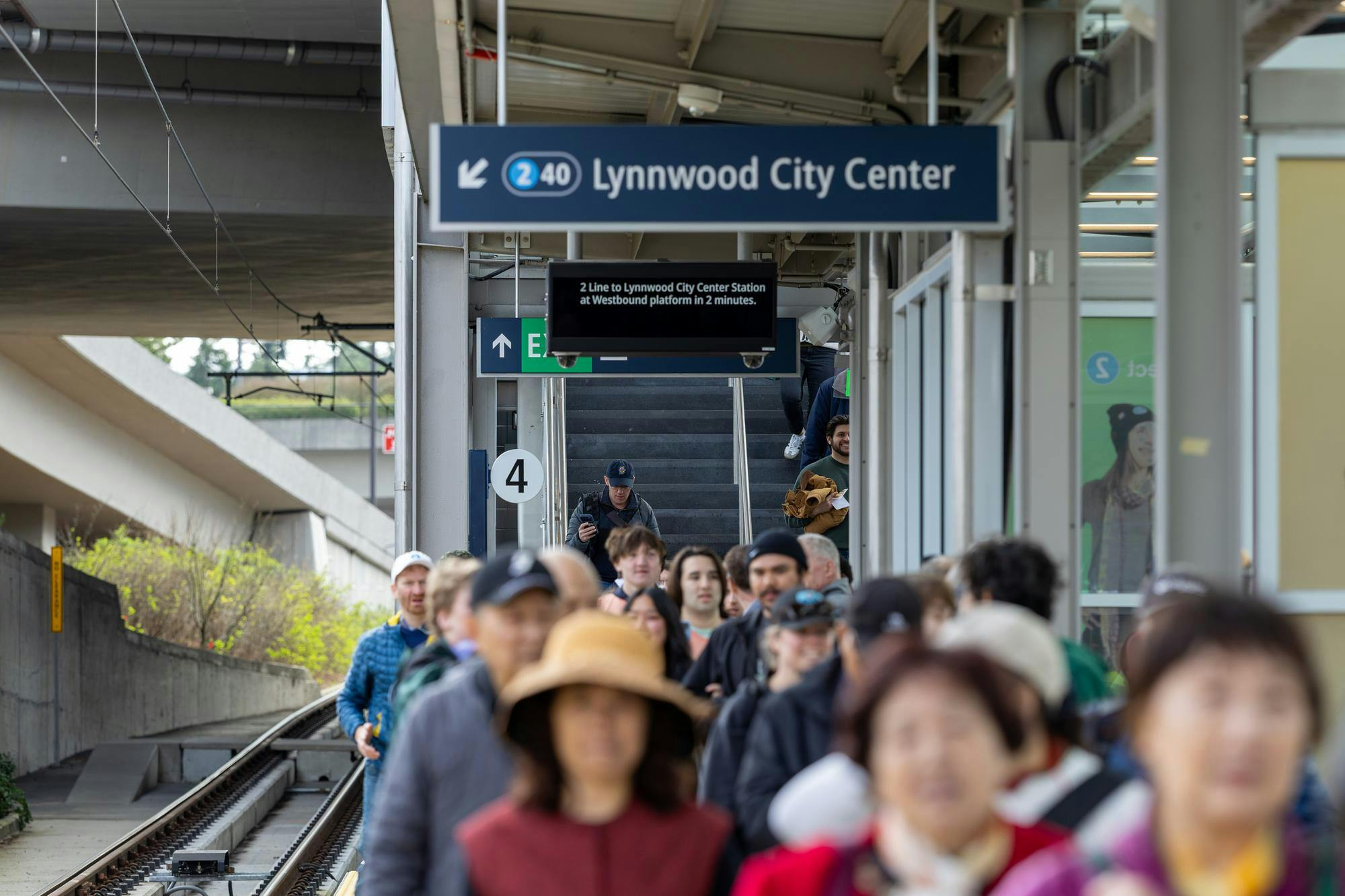Photo story: On-the-ground for Sound Transit crosslake segment opening ...