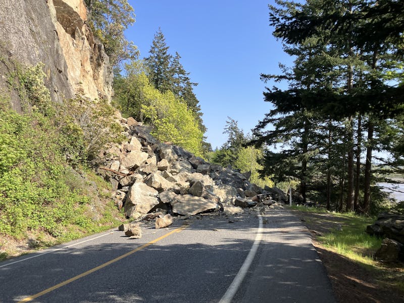 Rockslide shuts down Chuckanut Drive - The Front
