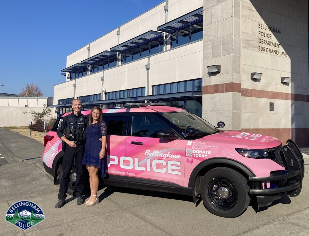 Bellingham Police Show Their Support For Breast Cancer Awareness Month