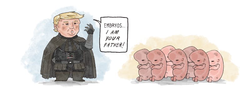 Cartoon: Trump appoints himself father of in vitro fertilization - The ...