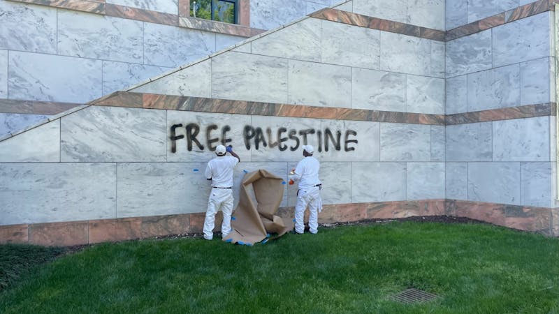 Graffiti protesting Cop City, demanding ‘free Palestine’ appears on ...